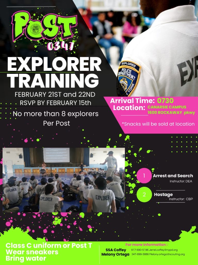 Explorer Training – New York City Exploring