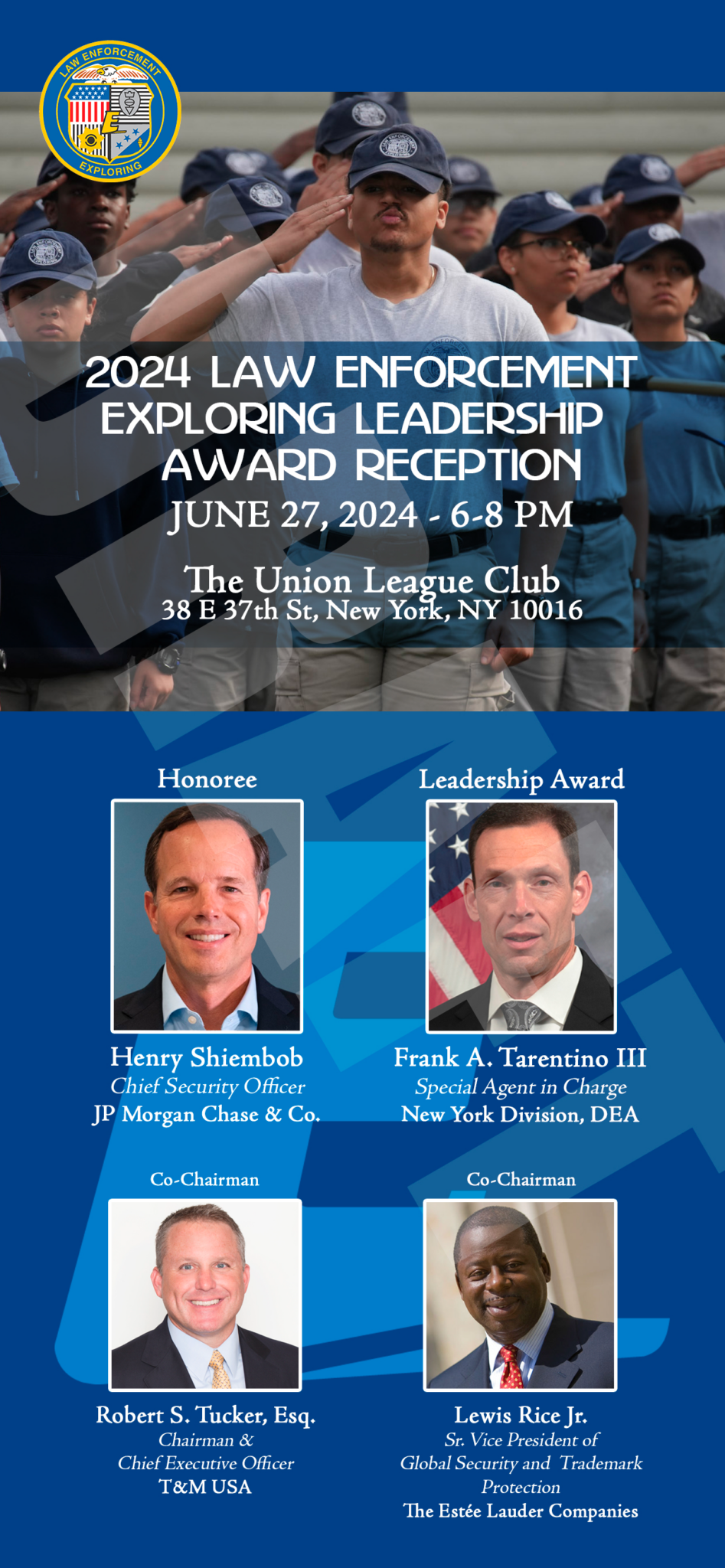 2024 LAW ENFORCEMENT EXPLORING LEADERSHIP AWARD RECEPTION – New York ...
